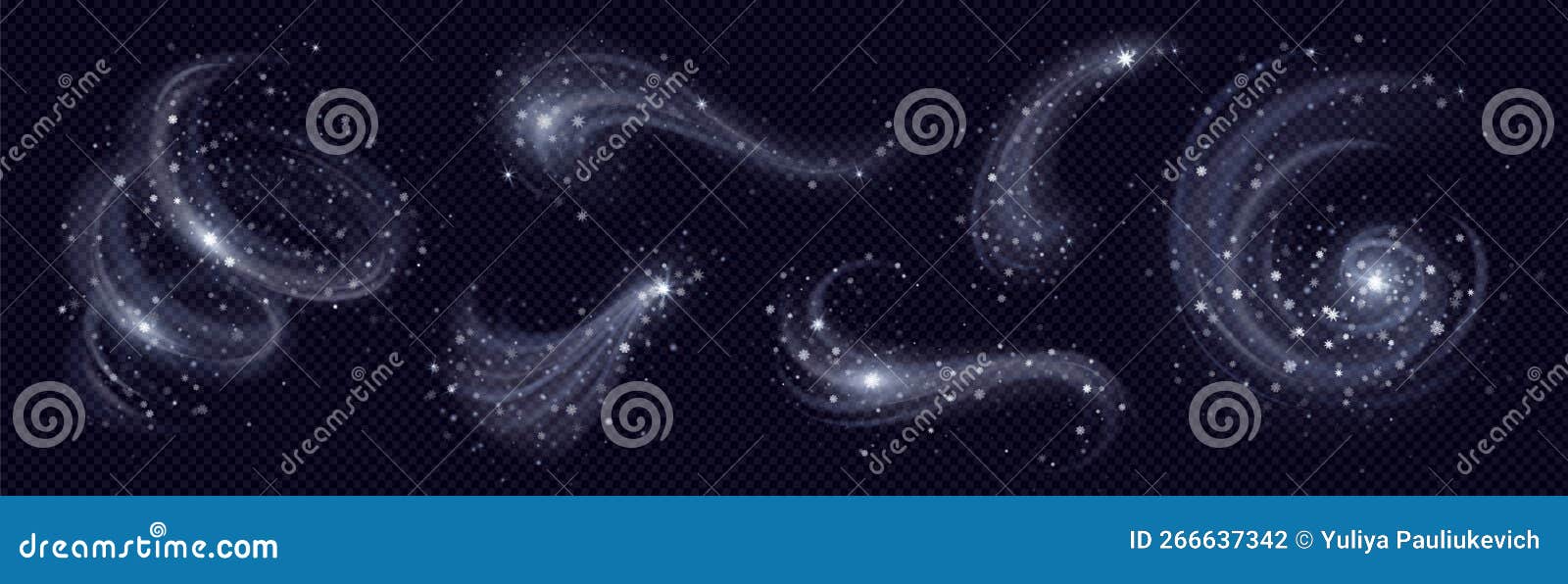 Effect of Cold Winter Wind with Snow Stock Vector - Illustration of ...