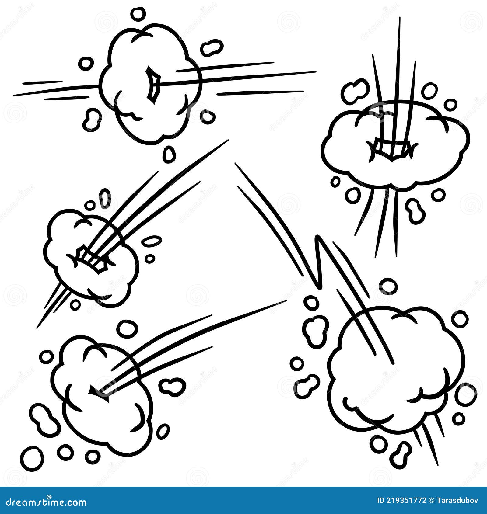 Bee Trace. Cartoon Flying Honeybee Dash Route. Buzzing Bumblebee And ...