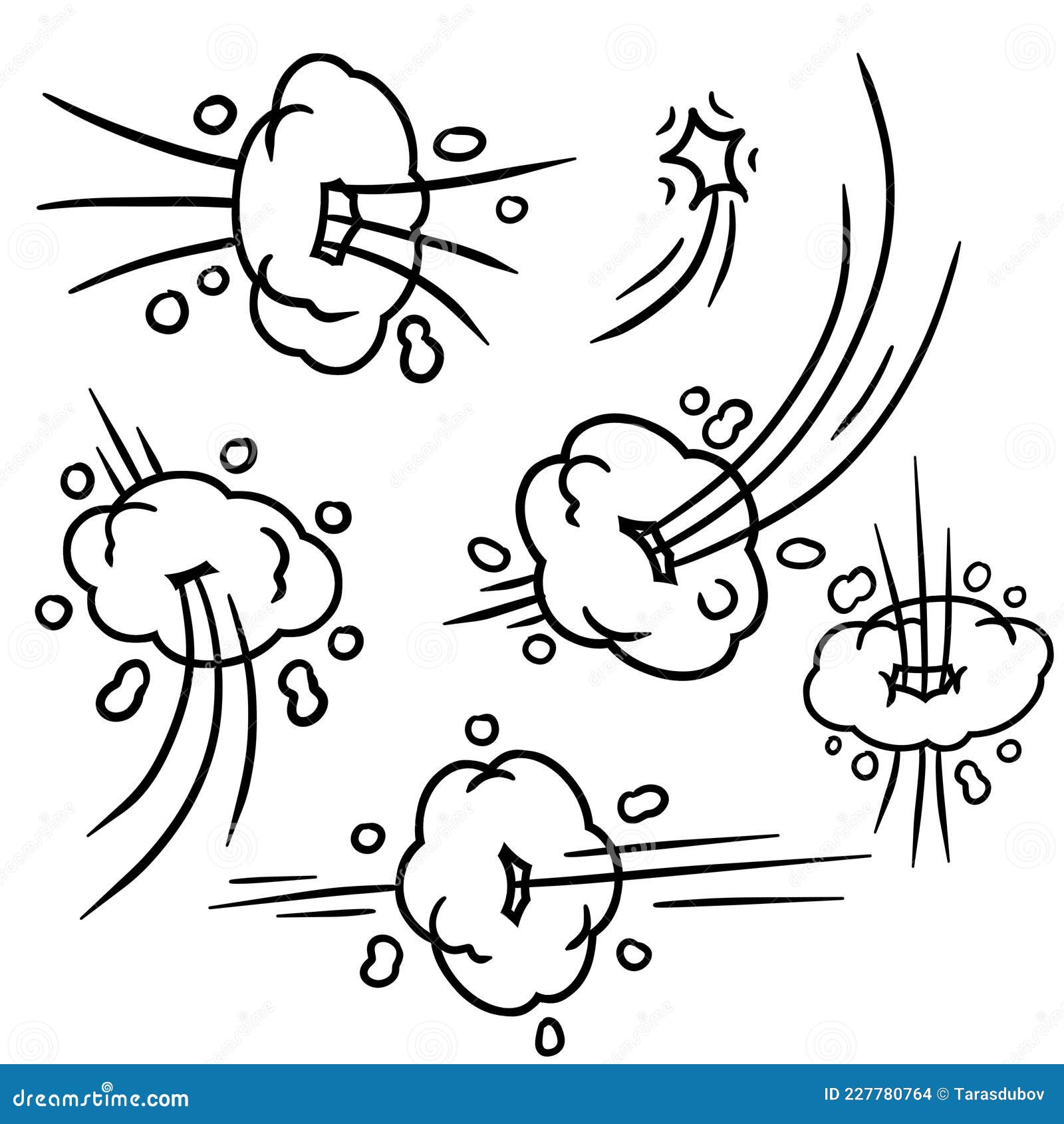 Bee Trace. Cartoon Flying Honeybee Dash Route. Buzzing Bumblebee And ...