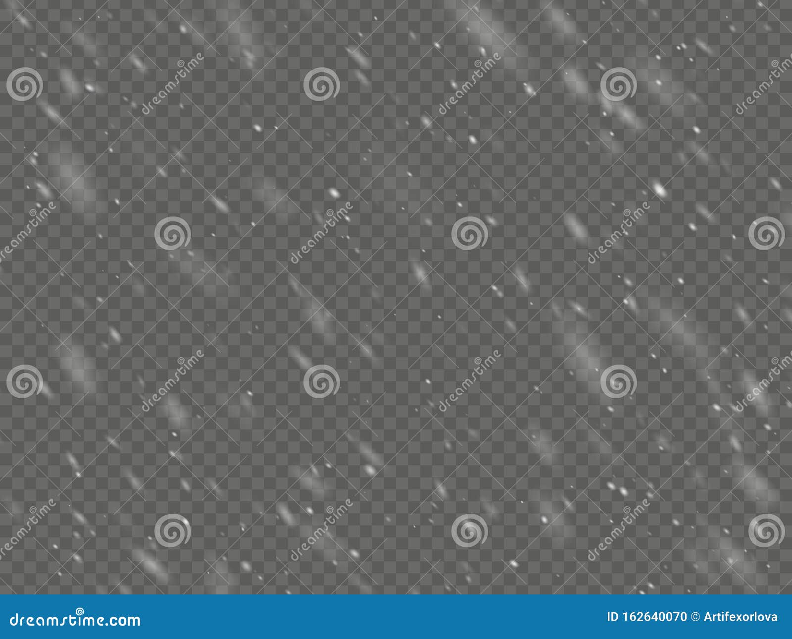 Effect - Falling Christmas Shining Snow. Snowstorm or Blizzard. Heavy ...