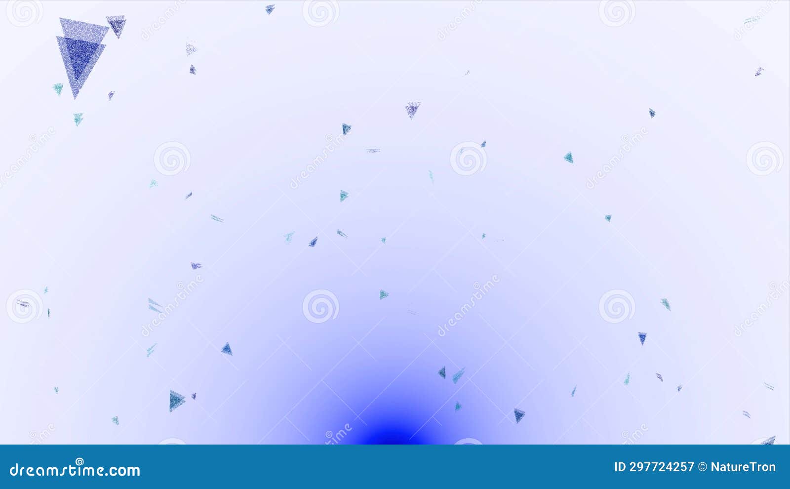 Effect of Flying Particles in the Shape of Triangles, on a Bright ...