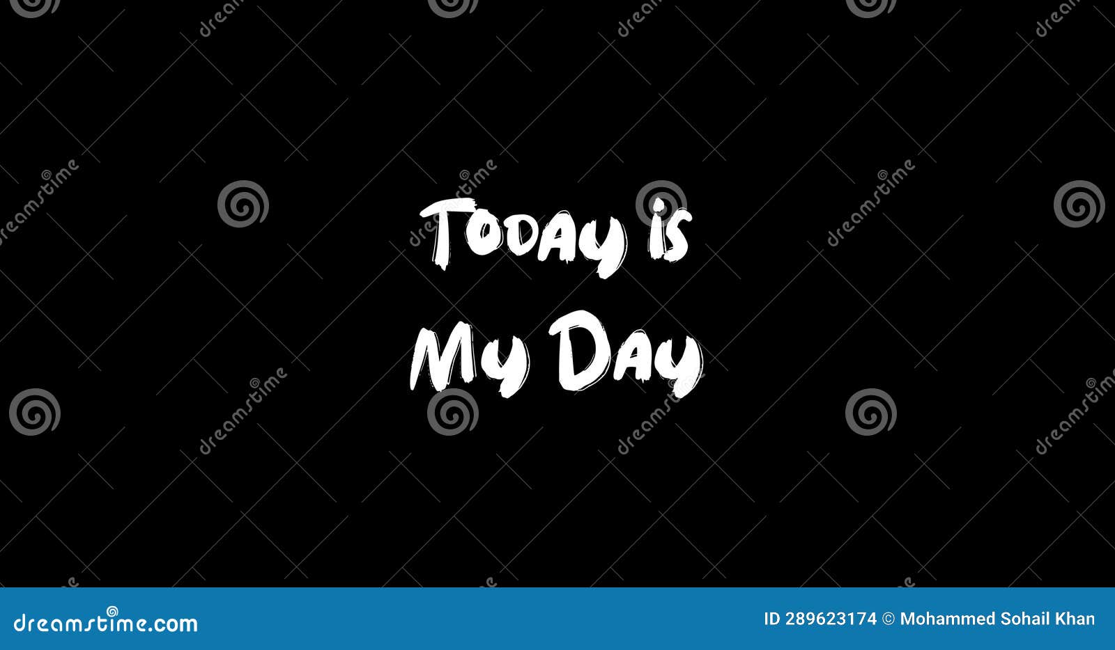 Today is My Day Effect of Grunge Transition Typography Text Animation ...