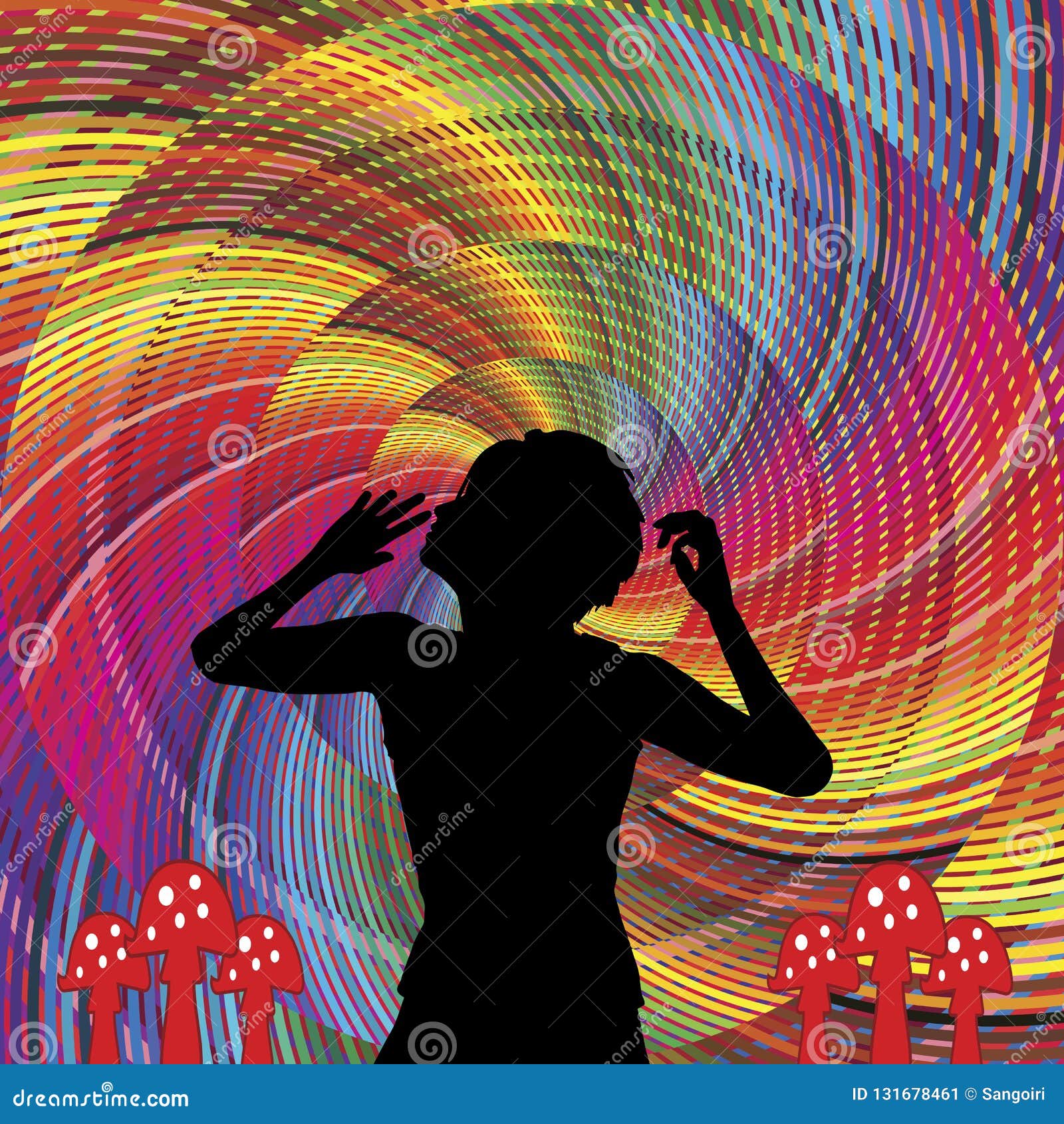 The Effect of Hallucinogens Stock Illustration - Illustration of drugs ... The Effect of Hallucinogens Stock Illustration - Illustration of drugs ...