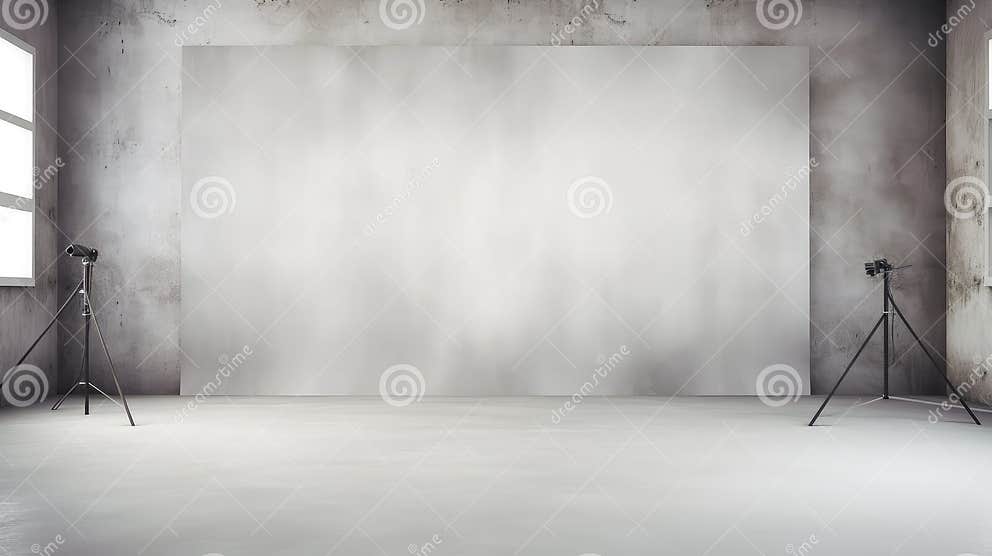Effect Light Grey Studio Background Stock Illustration - Illustration ...