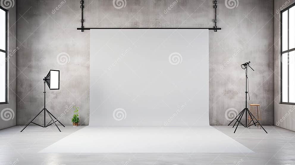 Effect Light Grey Studio Background Stock Illustration - Illustration ...