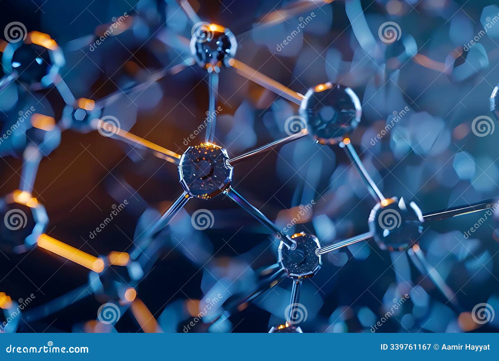 The Effect of Molecular Shapes on Chemical Reactions Stock Illustration ...