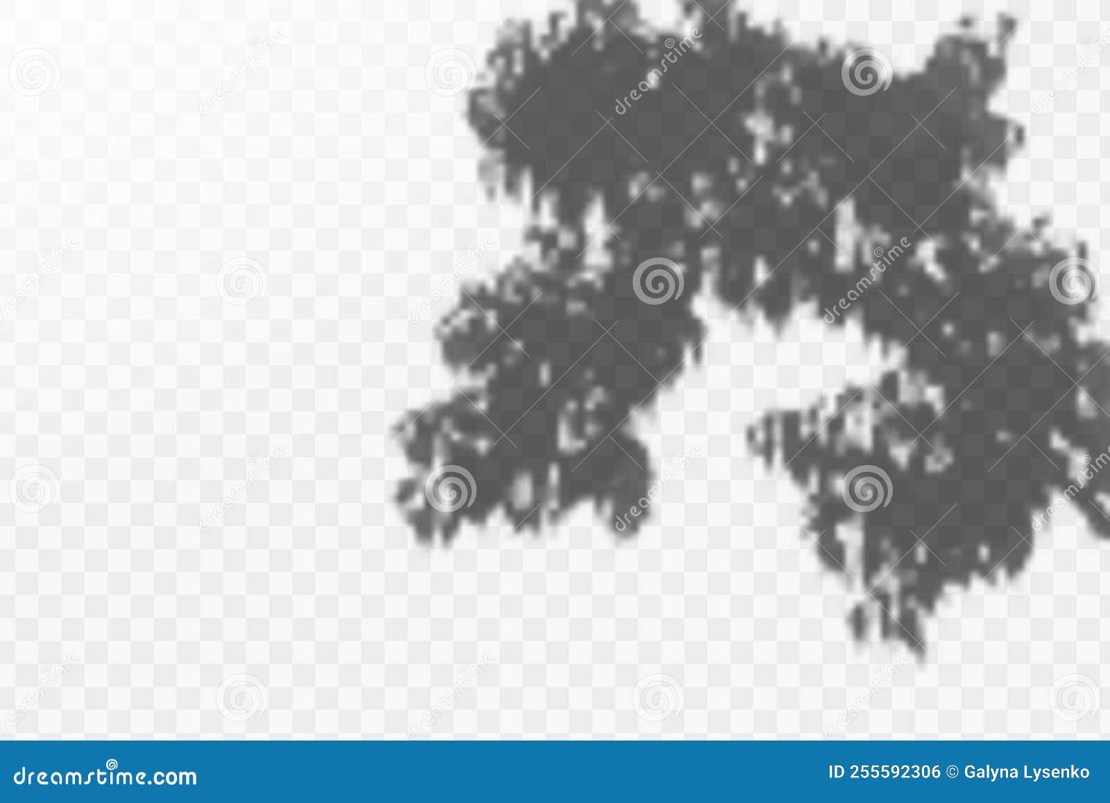 Realistic Shadow of Tropical Leaves or Branches on Transparent ...