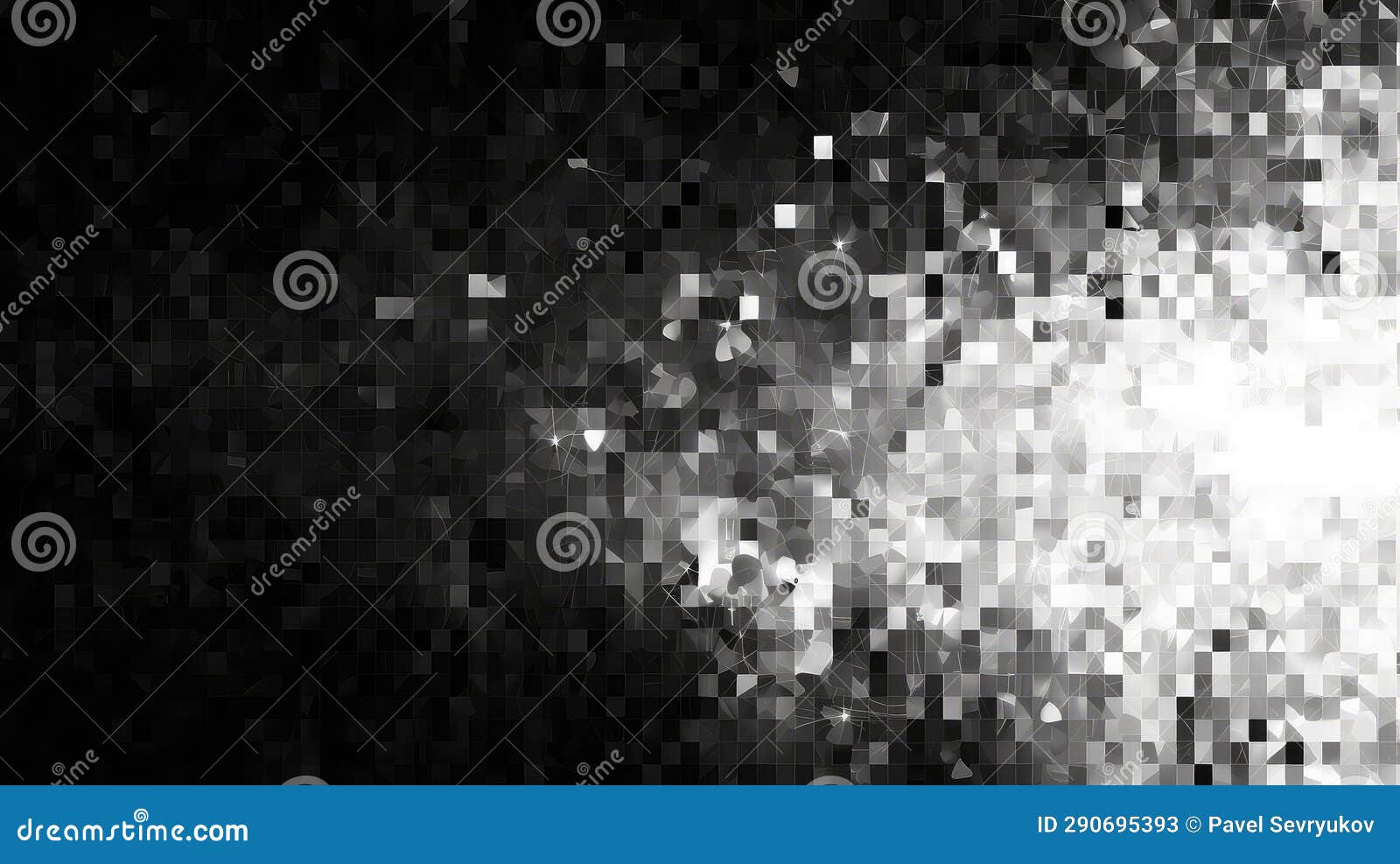 Effect Pixelated Chaos Abstract Stock Illustration - Illustration of ...