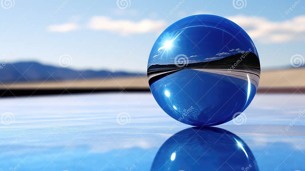Effect sphere 3d blue stock illustration. Illustration of blue - 340038524