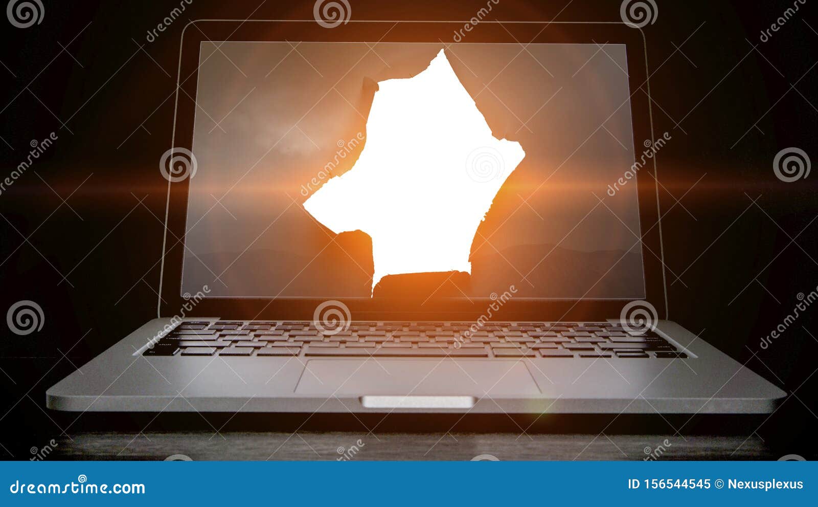 Effect of torn paper hole stock image. Image of crack - 156544545