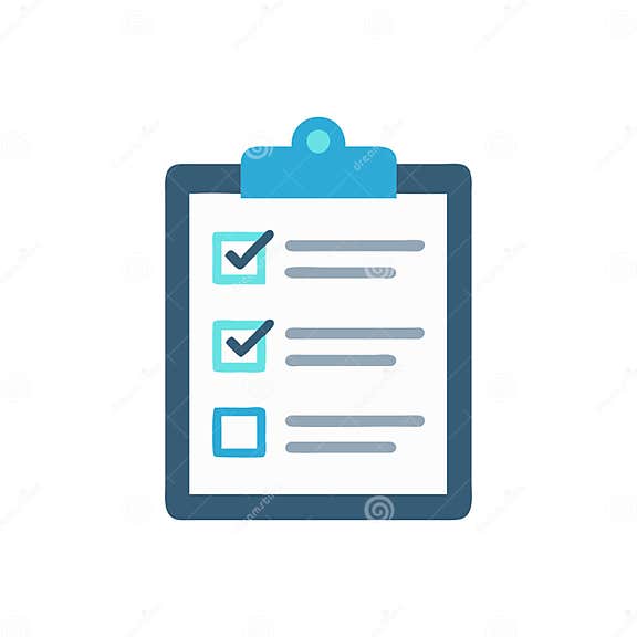 Effective Clipboard Tasks Graphic Stock Illustration - Illustration of ...