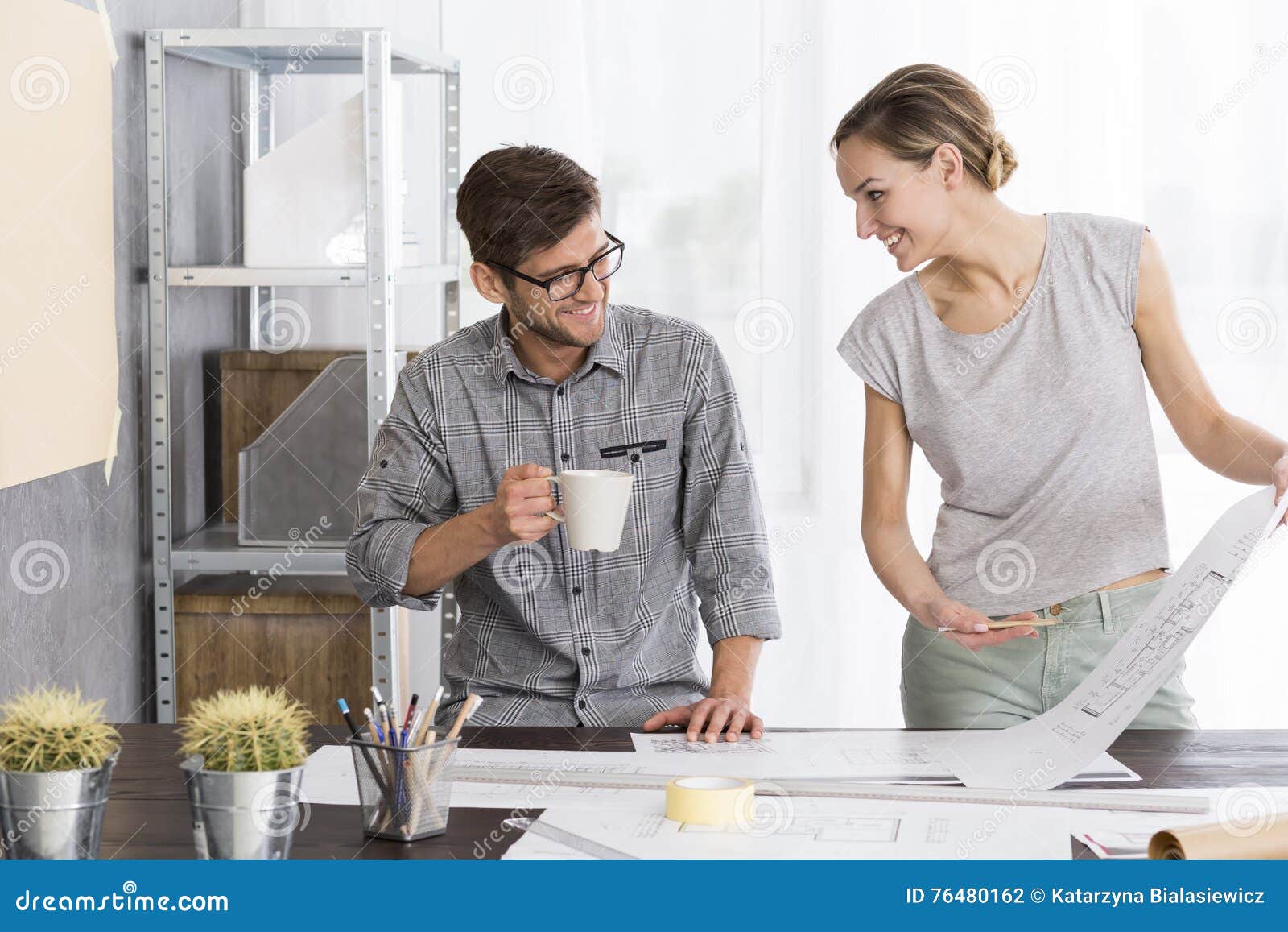 Effective Cooperation at Work Stock Photo - Image of women, designer ...