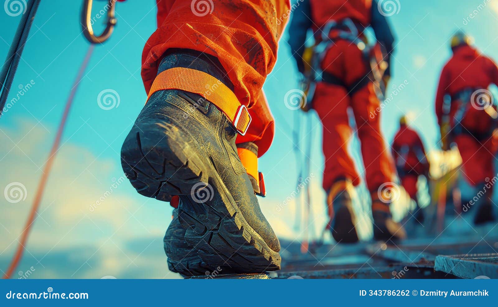An Effective Fall Protection System on a Construction Site is Provided ...