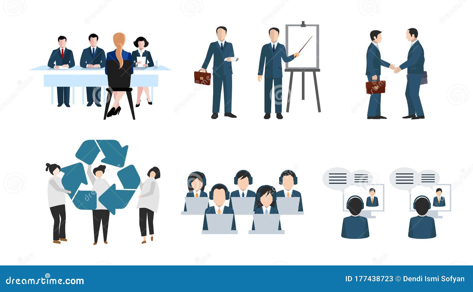 Effective Management Organizing Work Processes Stock Vector ... Effective Management Organizing Work Processes Stock Vector ...