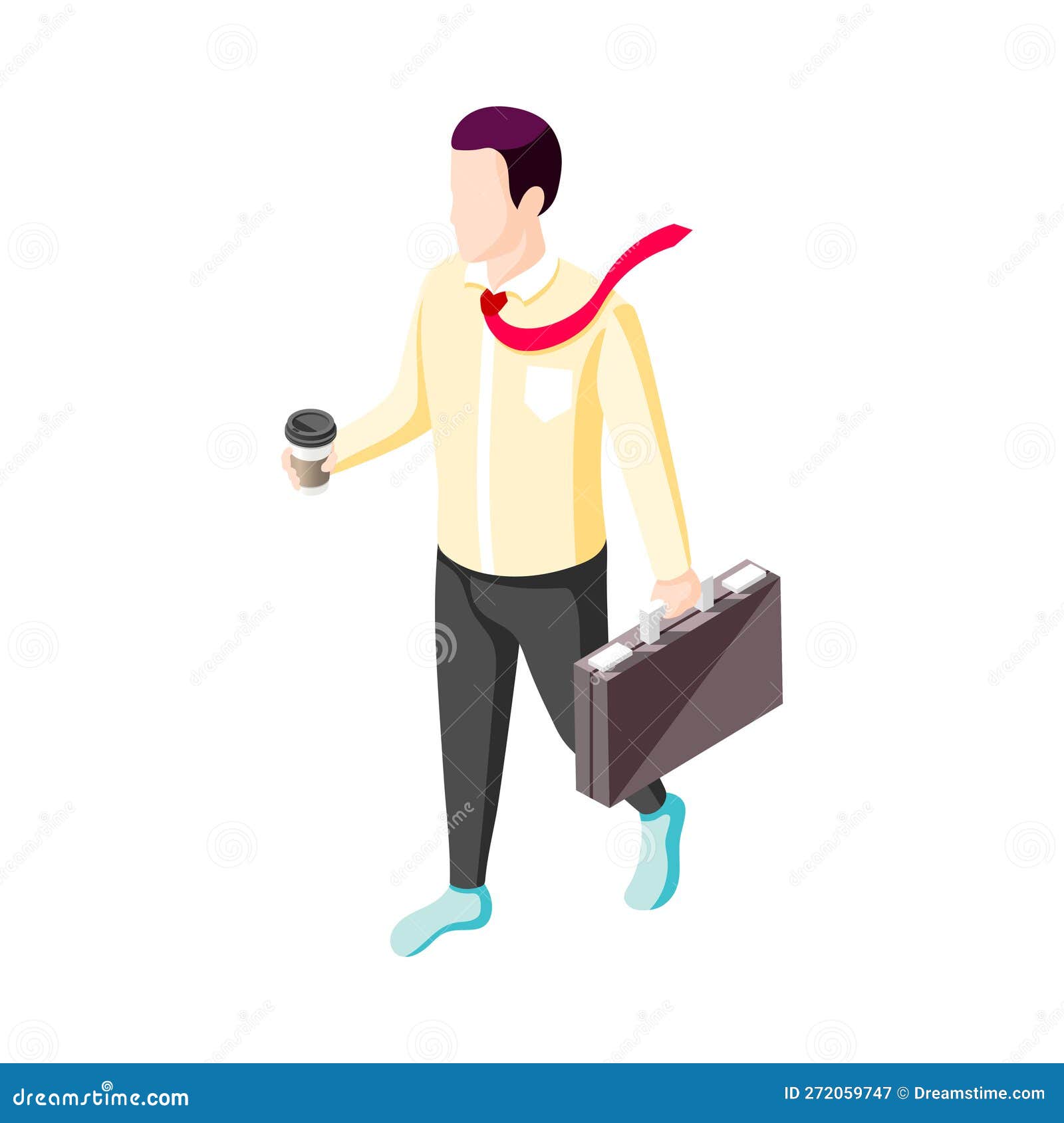 Effective Manager Isometric Composition Stock Vector - Illustration of ...