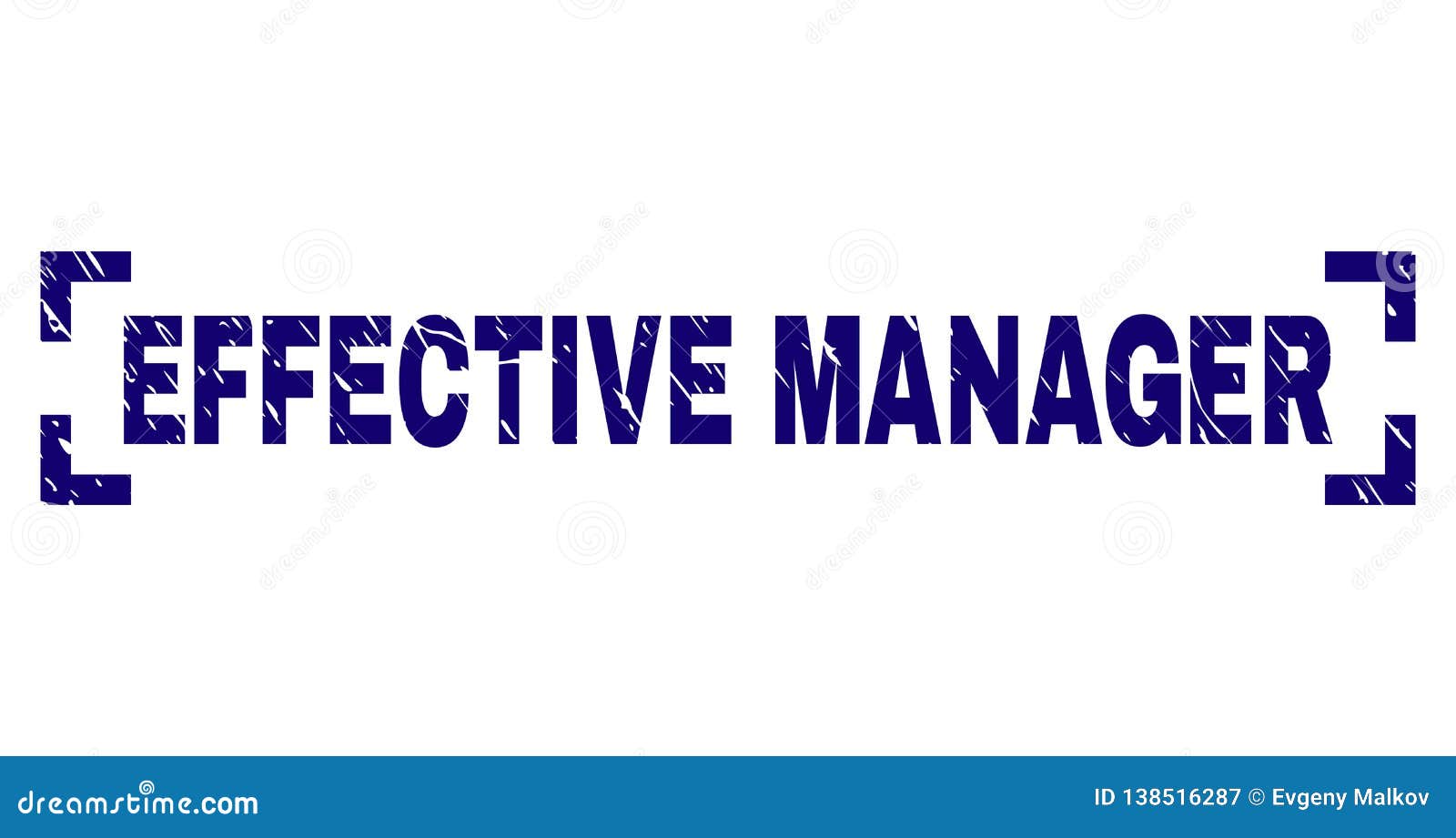 Grunge Textured EFFECTIVE MANAGER Stamp Seal Inside Corners Stock ...