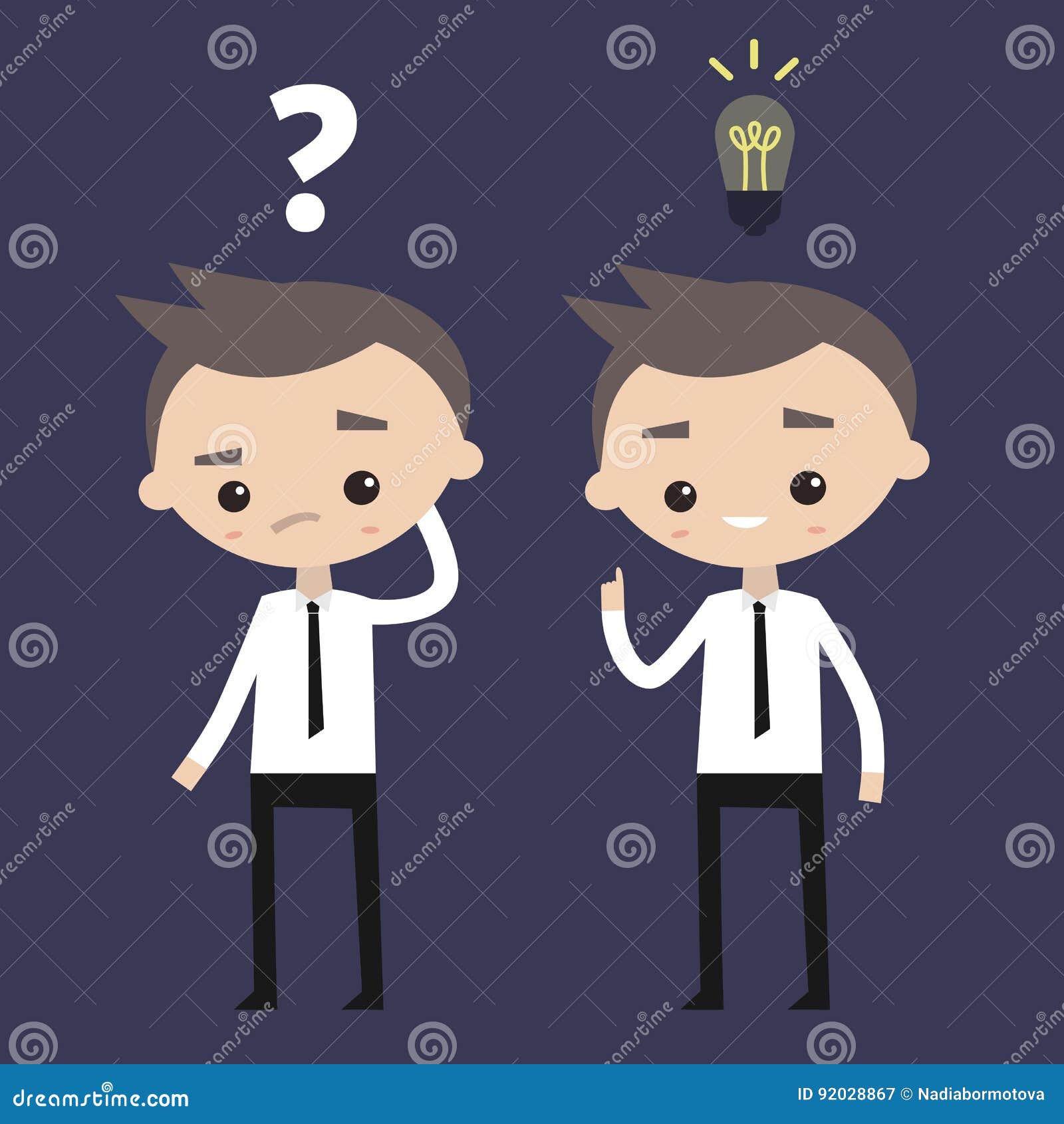 Effective Manager. Troubleshooting Flat Illustration Stock Illustration ...