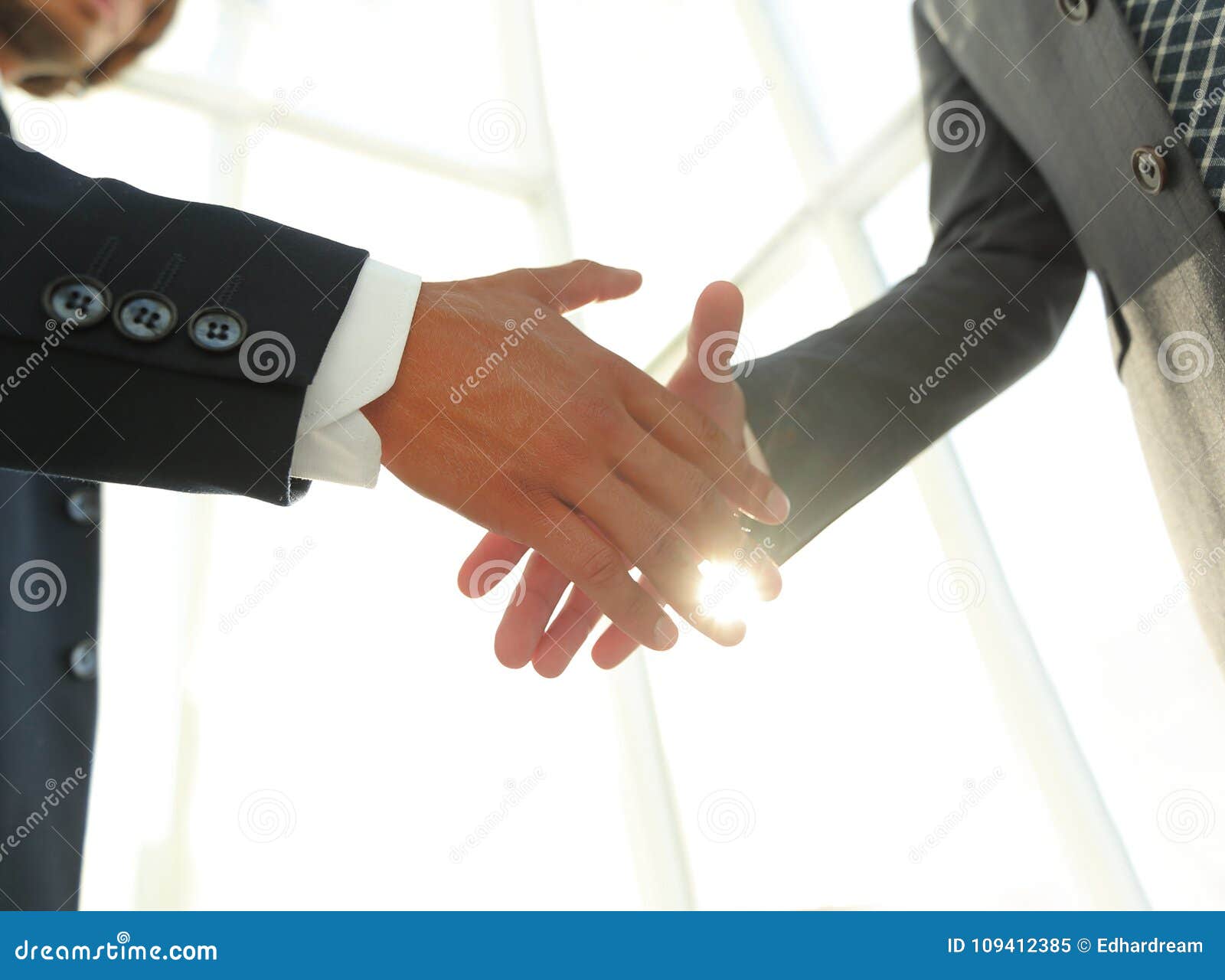 Two Business Men Going To Make Handshake Stock Image - Image of ...