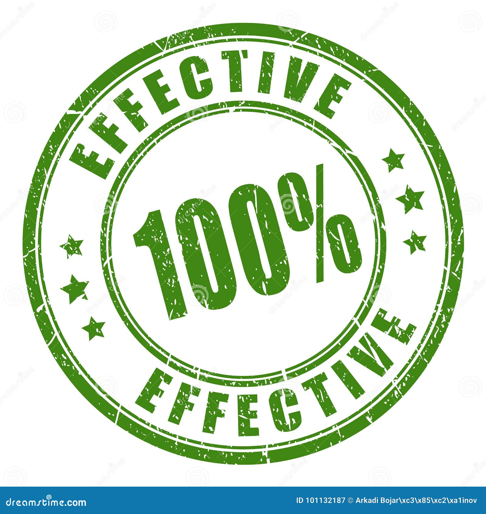 Effective Rubber Stamp Illustration Stock Vector - Illustration of icon ...