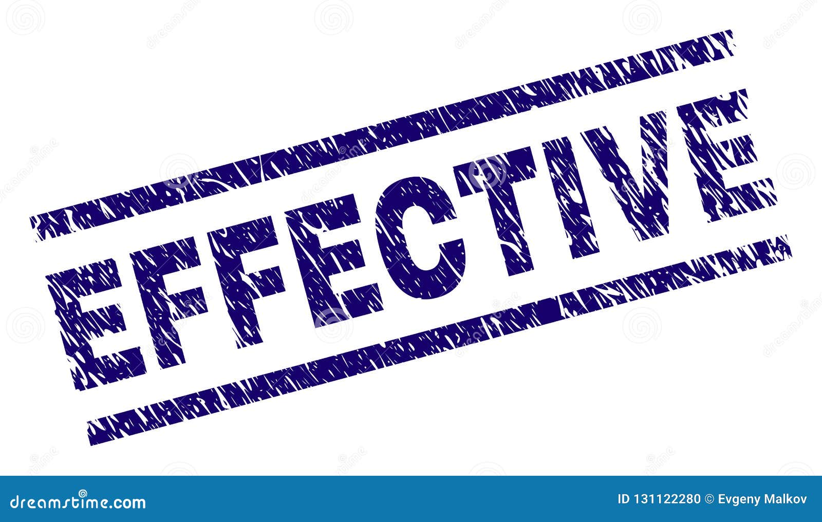 Grunge Textured EFFECTIVE Stamp Seal Stock Vector - Illustration of ...