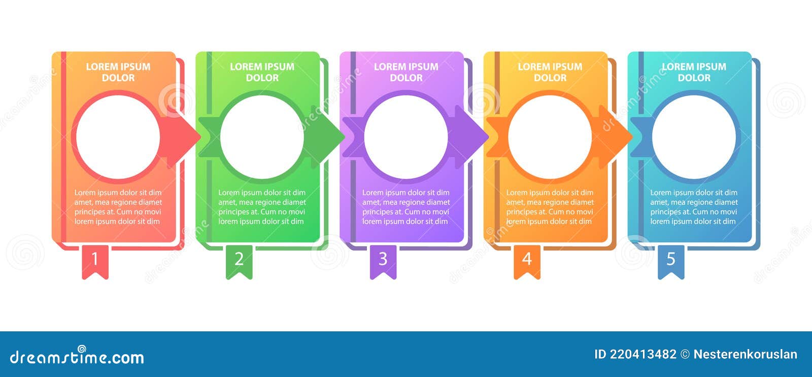 Effective Studying Steps Vector Infographic Template Stock Vector ...