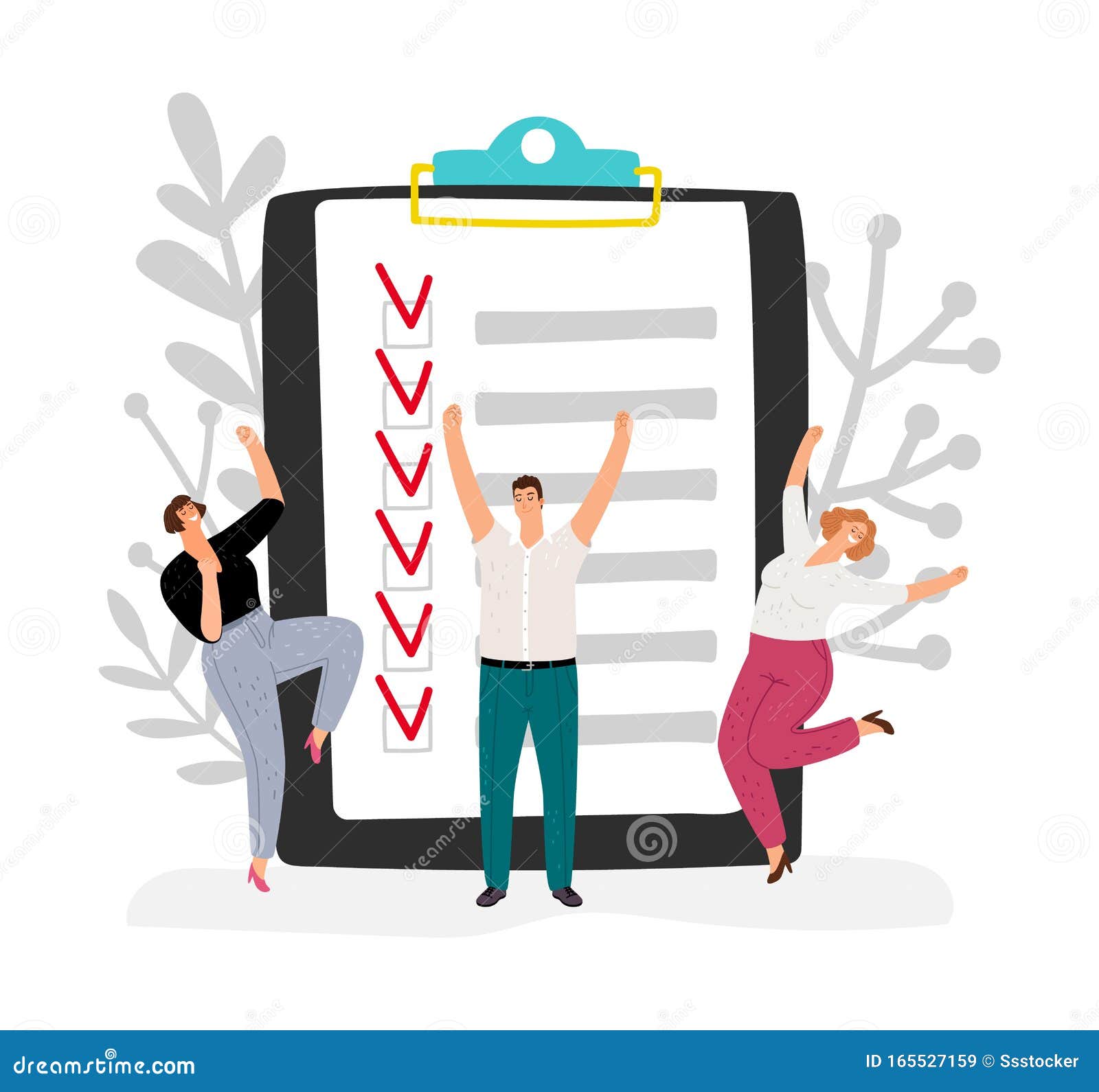 Effective time management stock vector. Illustration of process - 165527159