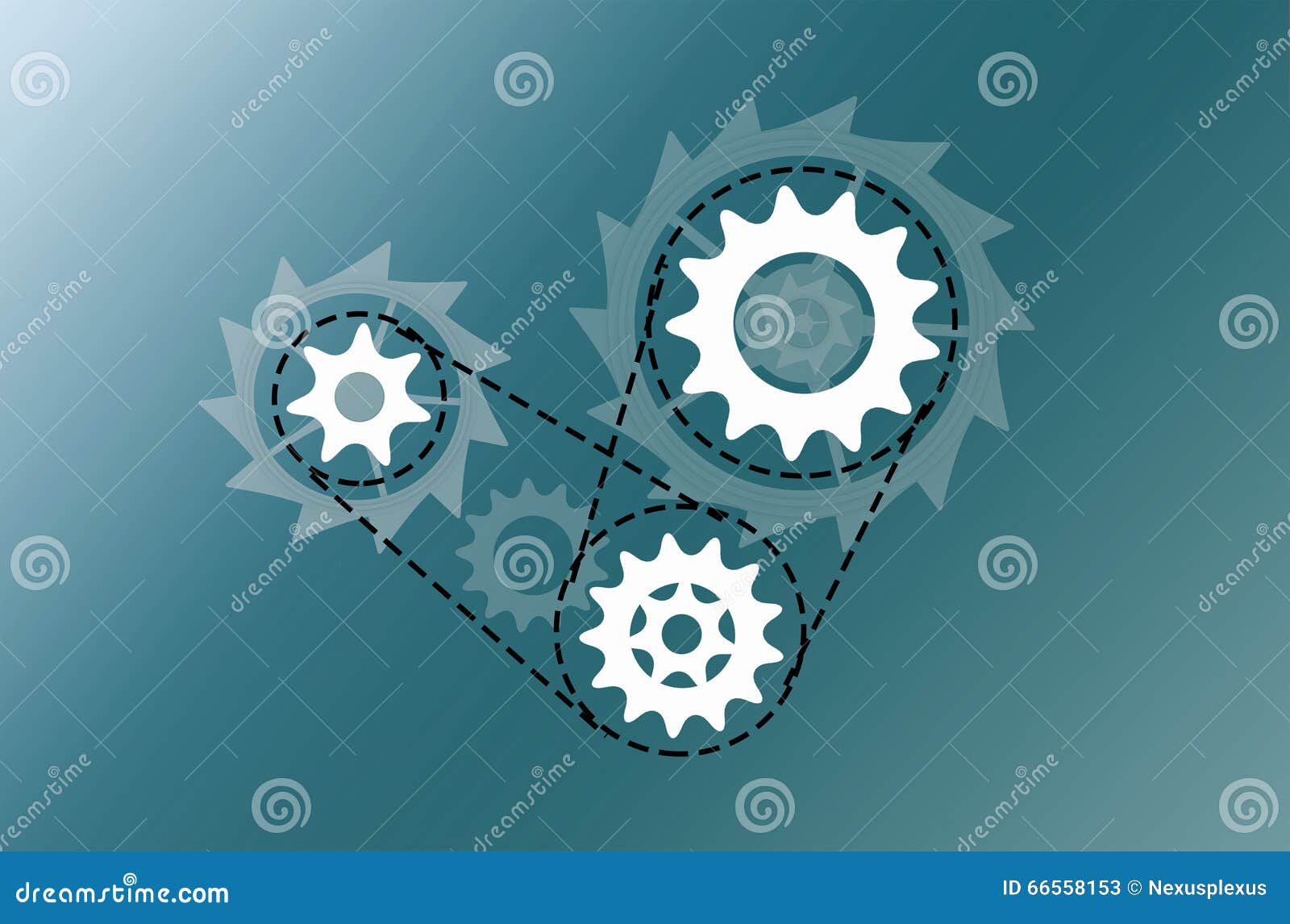 Effective Working Mechanism Stock Illustration - Illustration of ...