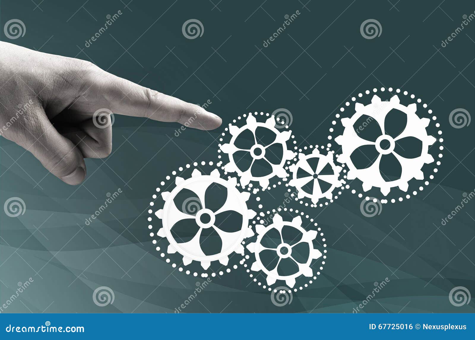 Effective Working Mechanism Stock Photo - Image of industry, cogwheel ...
