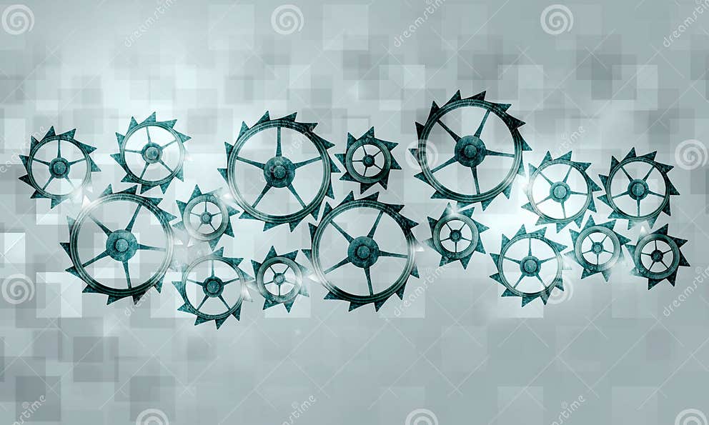 Effective Working Mechanism Stock Illustration - Illustration of design ...