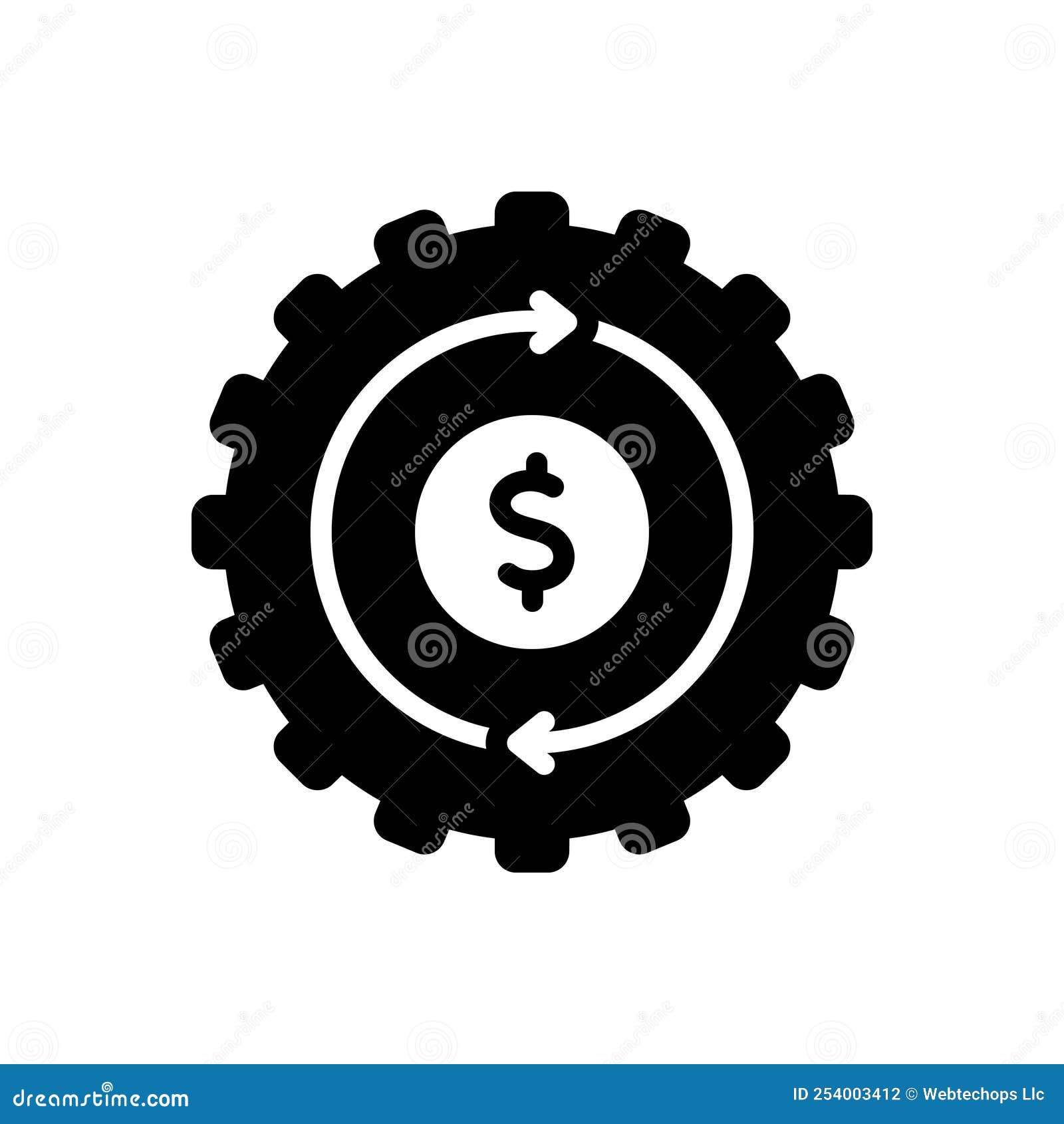 Black Solid Icon for Effectively, Successfully and Capacity Stock ...