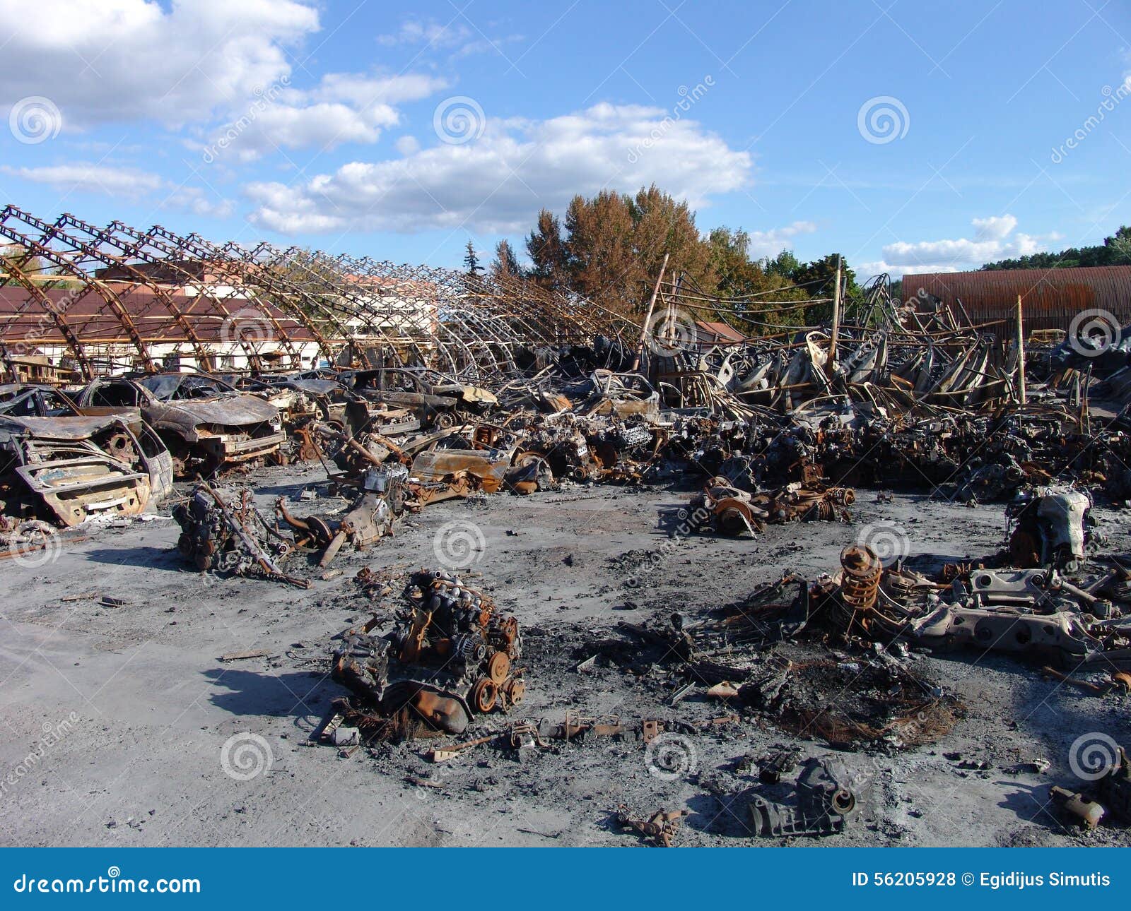 The effects of fire stock photo. Image of city, fire - 56205928