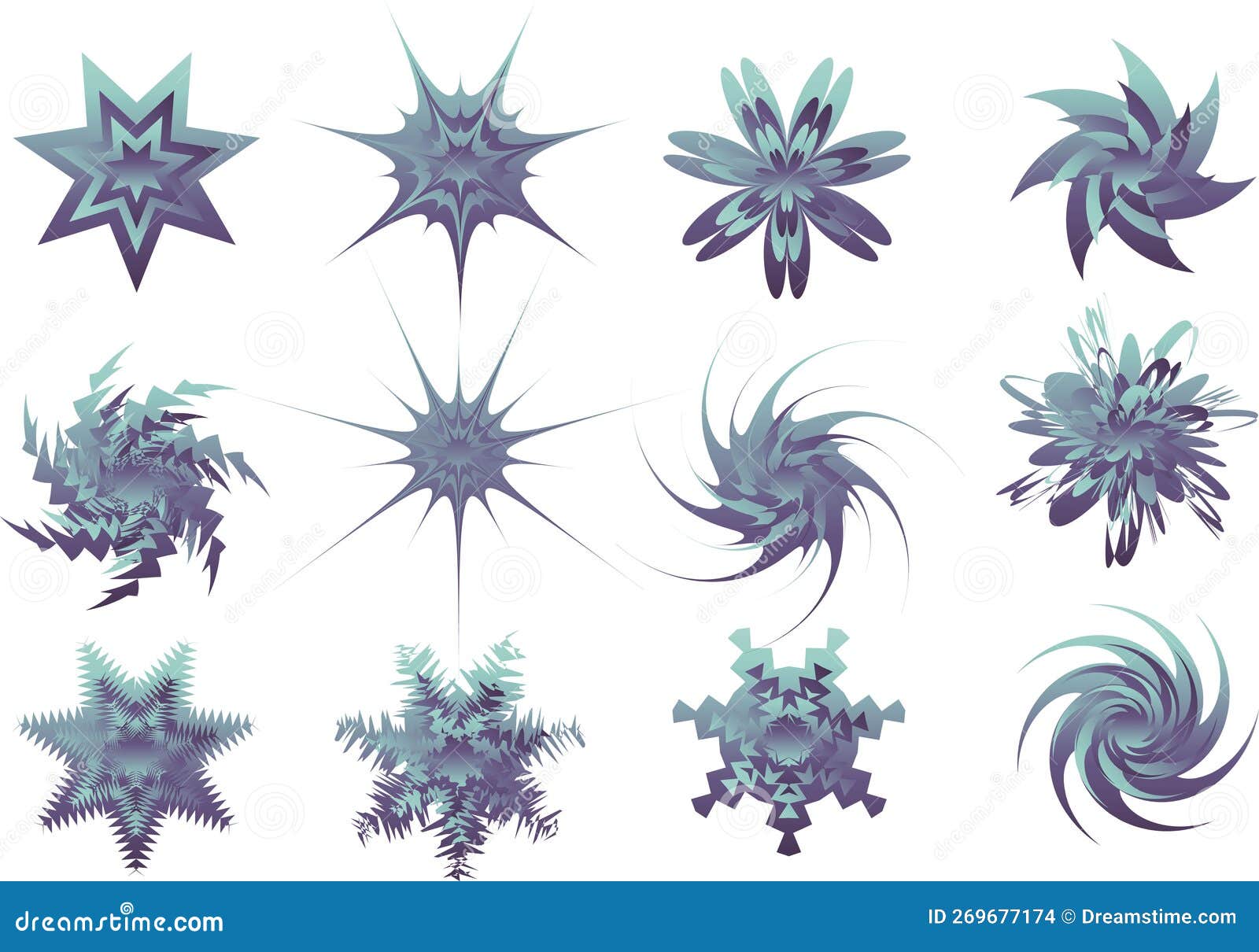 The Effects are Made Using a Six-pointed Star. Abstract Pattern ...