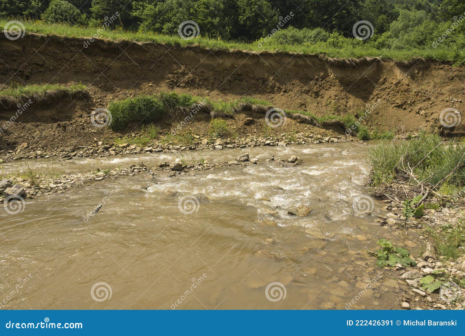 Effects of river erosion stock image. Image of erode - 222426391