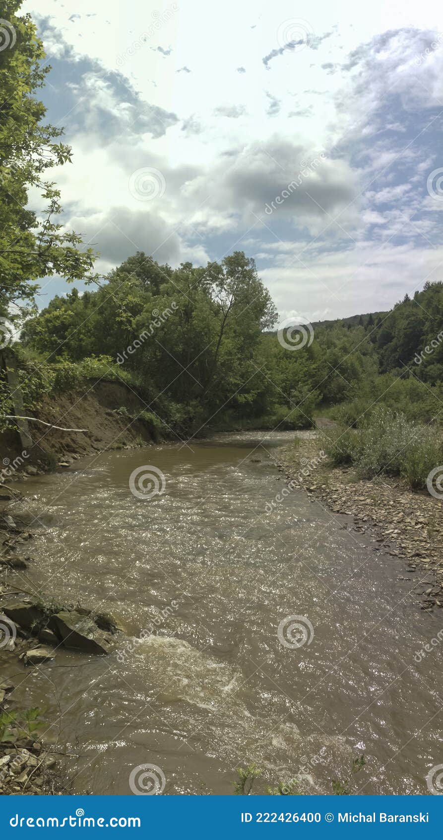 Effects of river erosion stock photo. Image of stream - 222426400