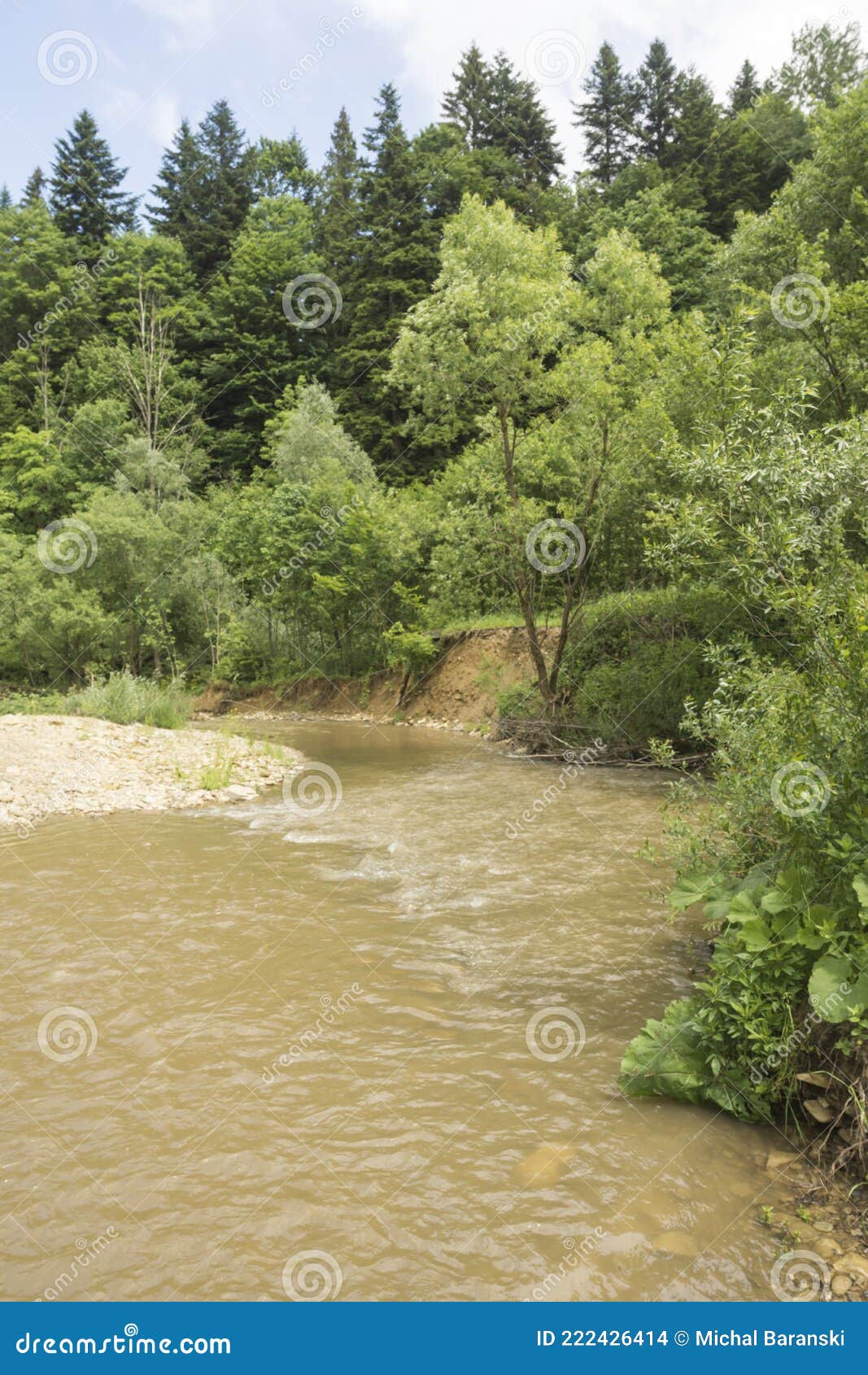 Effects of river erosion stock photo. Image of water - 222426414