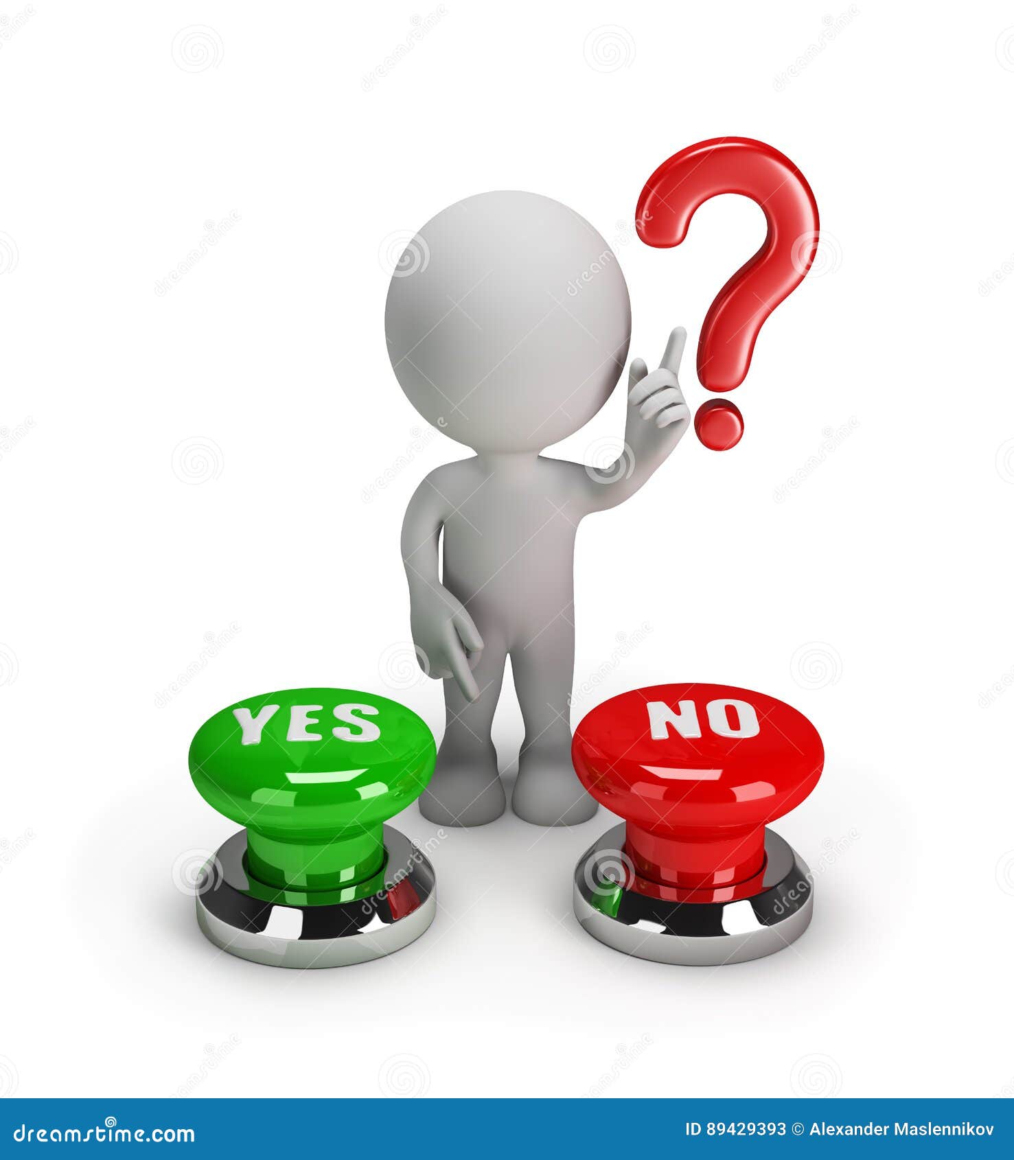 Effectuez le bon choix illustration stock. Illustration du question ...