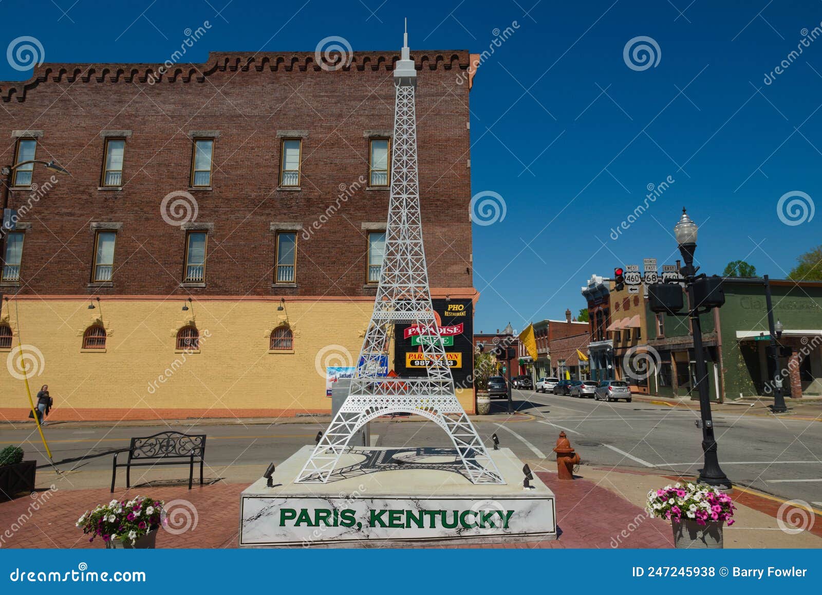 Effel Tower in Paris Kentucky Stock Photo - Image of paris, city: 247245938
