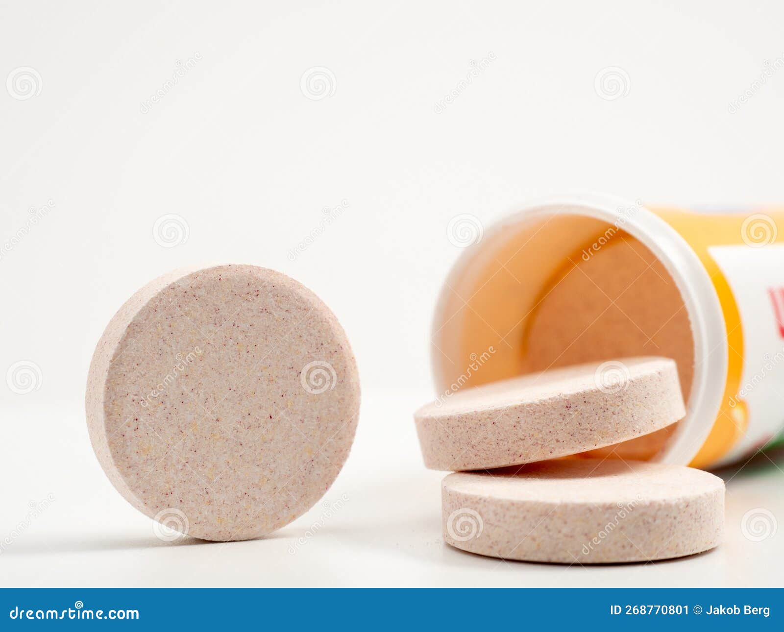Multivitamin Effervescent Tablets. Soluble Tablets Of Vitamin C ...