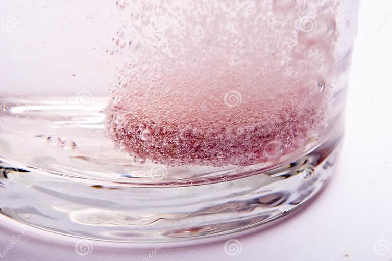 Effervescent tablet stock image. Image of water, close - 11412369