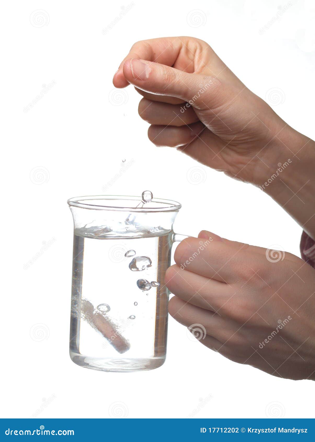 Effervescent tablet stock photo. Image of medical, glass - 17712202