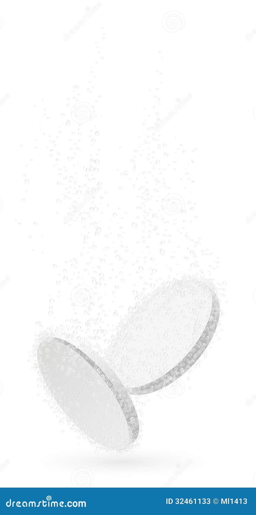 Effervescent tablet stock vector. Illustration of aspirin - 32461133