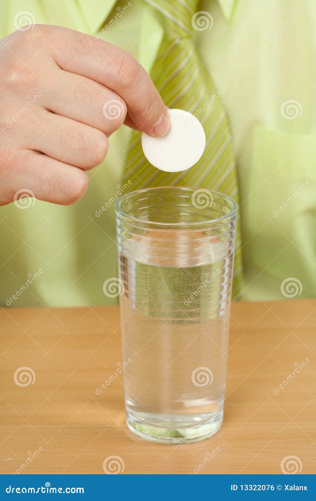 Effervescent Tablet with Water Stock Photo - Image of health, doctor ...