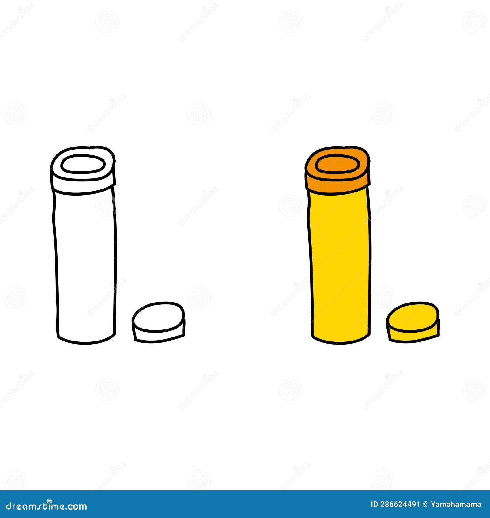 Effervescent tablets stock vector. Illustration of black - 286624491