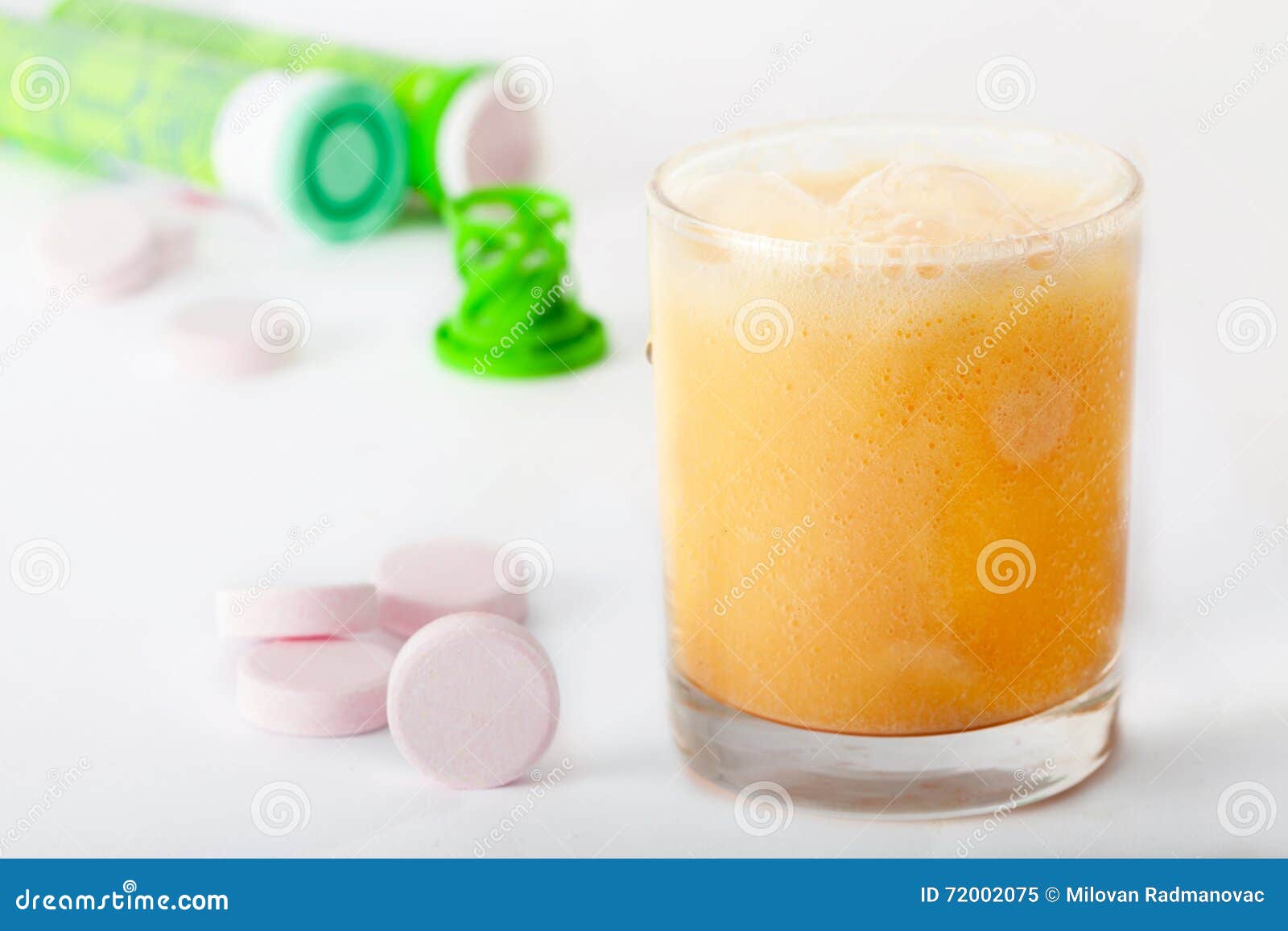 Effervescent Vitamin Tablets Stock Image - Image of healthcare ...