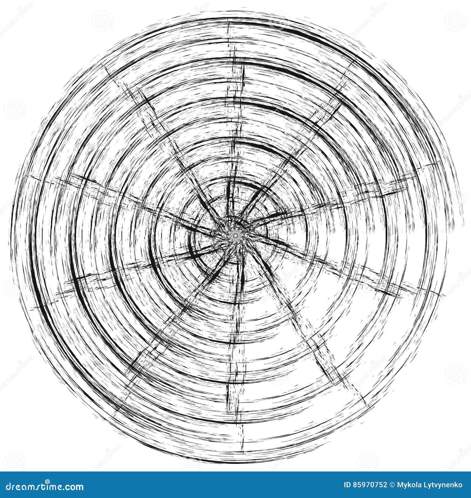 Effet De Roue De Rotation Du Vortex Illustration Stock - Illustration ...