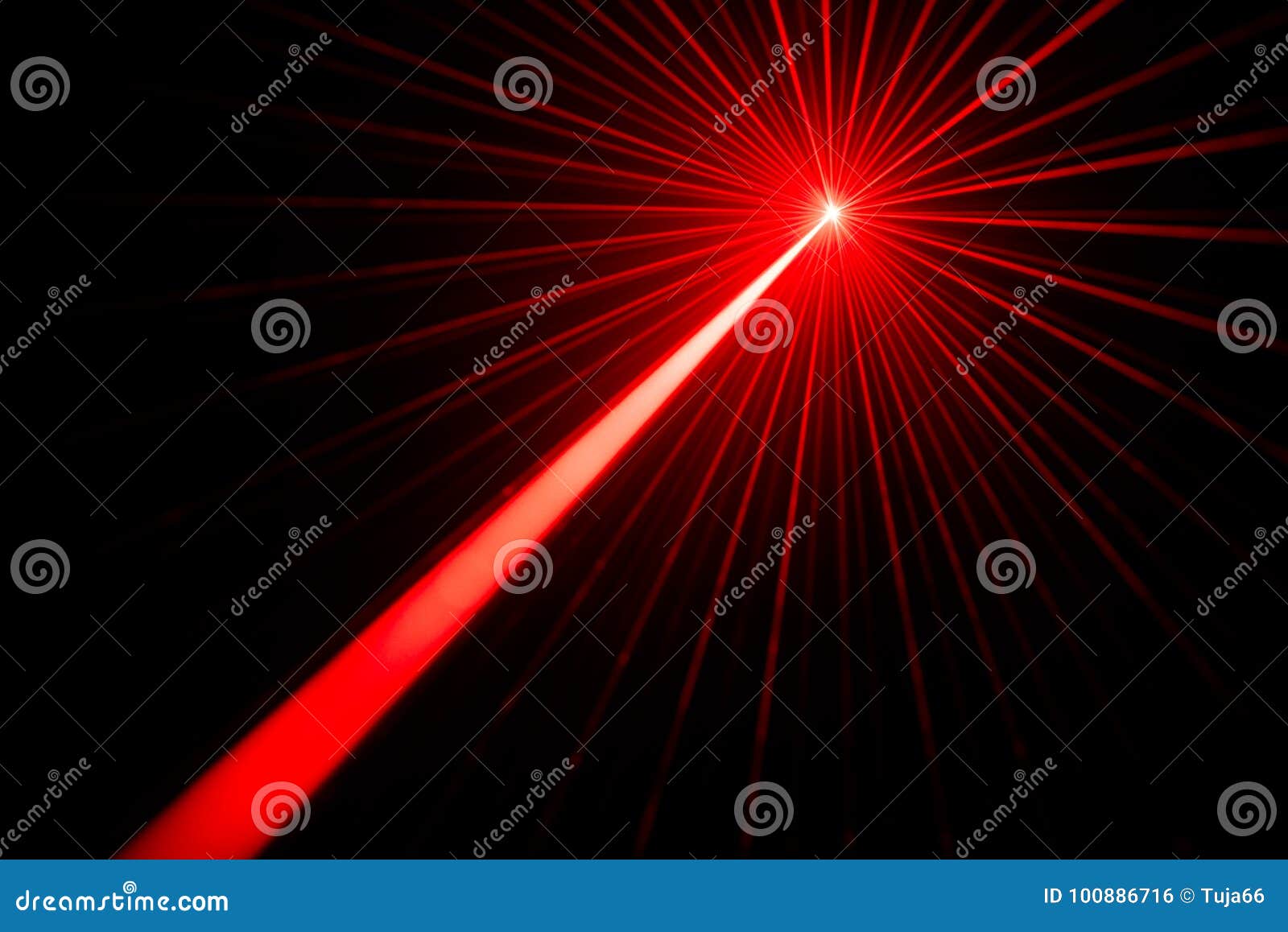 Effetto Della Luce Del Raggio Laser Fotografia Stock - Immagine di ...