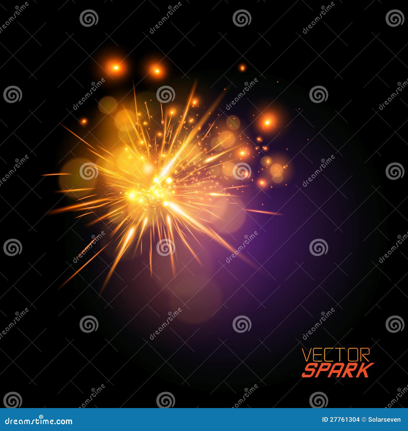 Effetto Della Scintilla Di Vettore Illustrazione Vettoriale ...