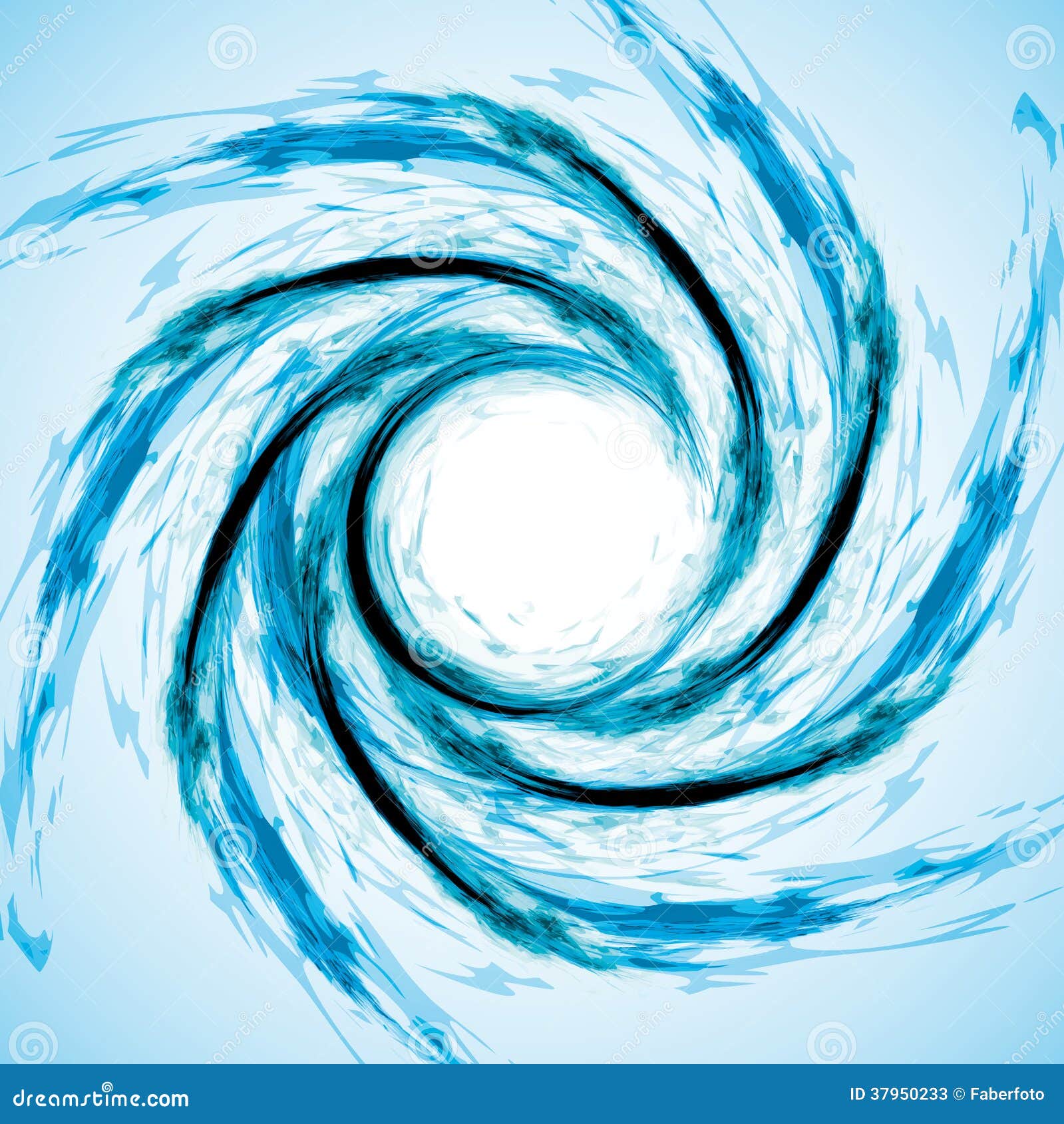 Effetto di vortice. illustrazione di stock. Illustrazione di riga ...