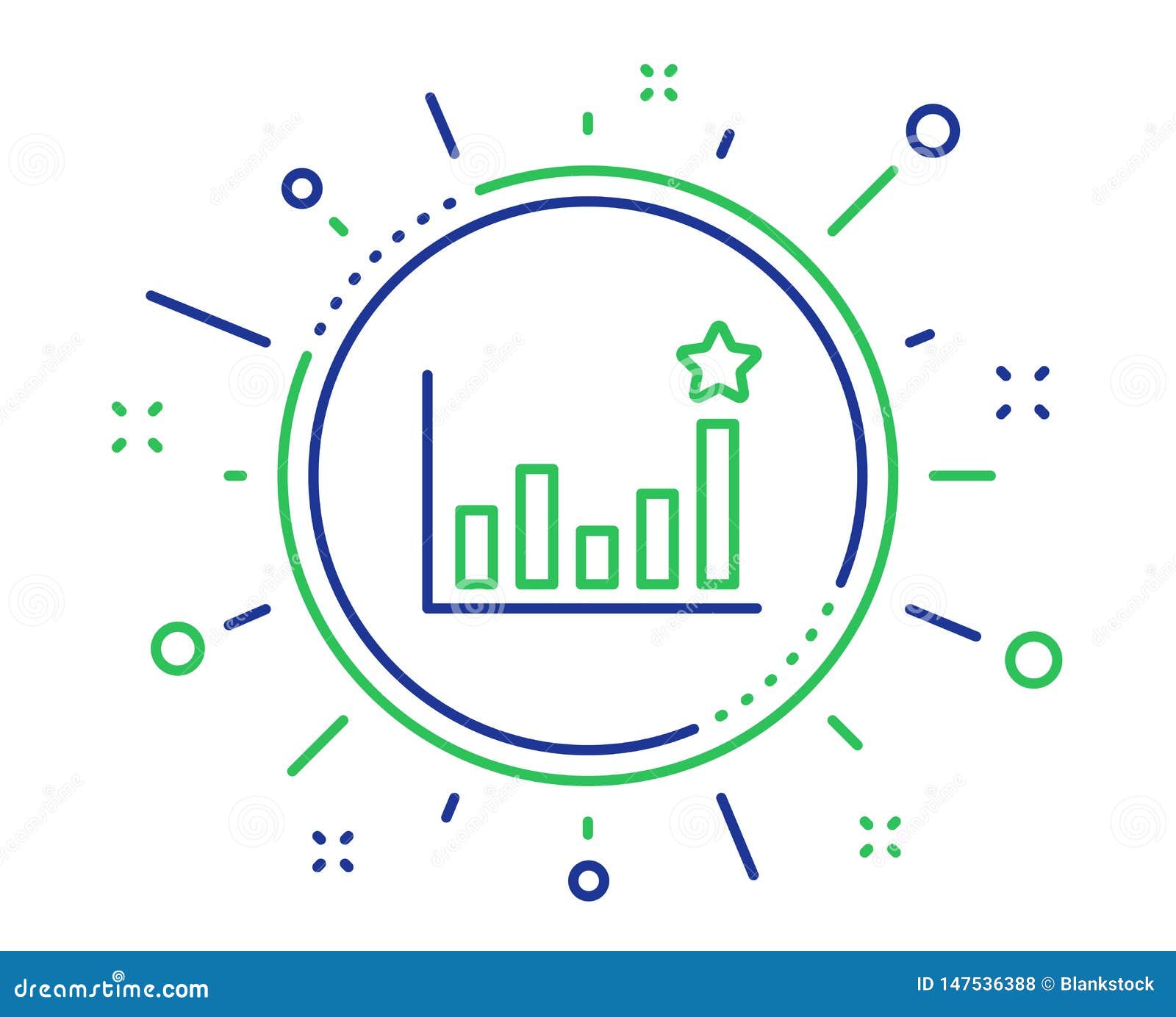 Efficacy Line Icon. Business Chart Sign. Vector Stock Vector ...