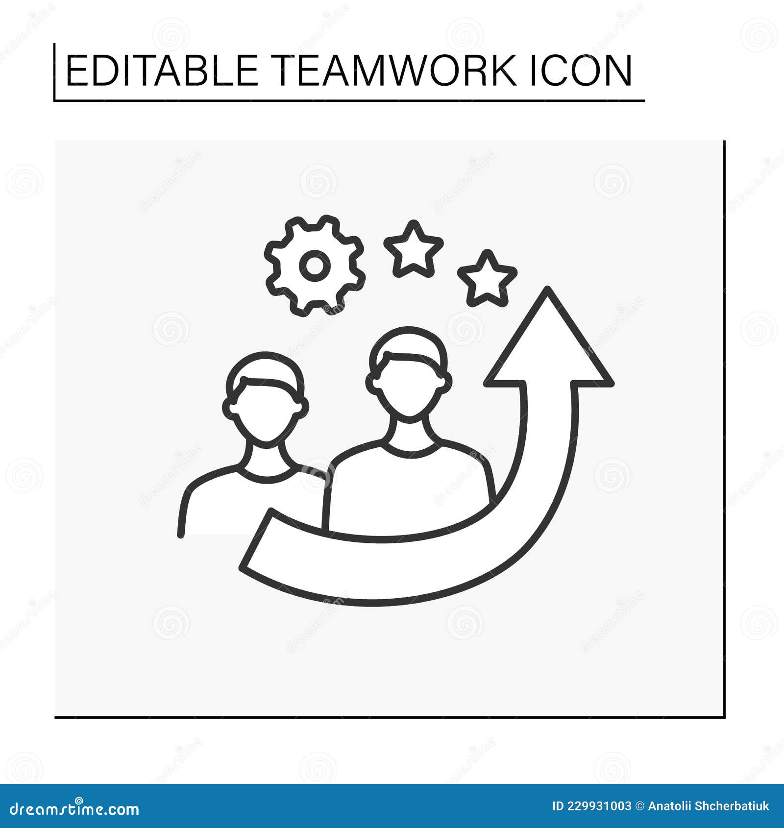 Efficacy Line Icon. Business Chart Sign. Vector | CartoonDealer.com ...